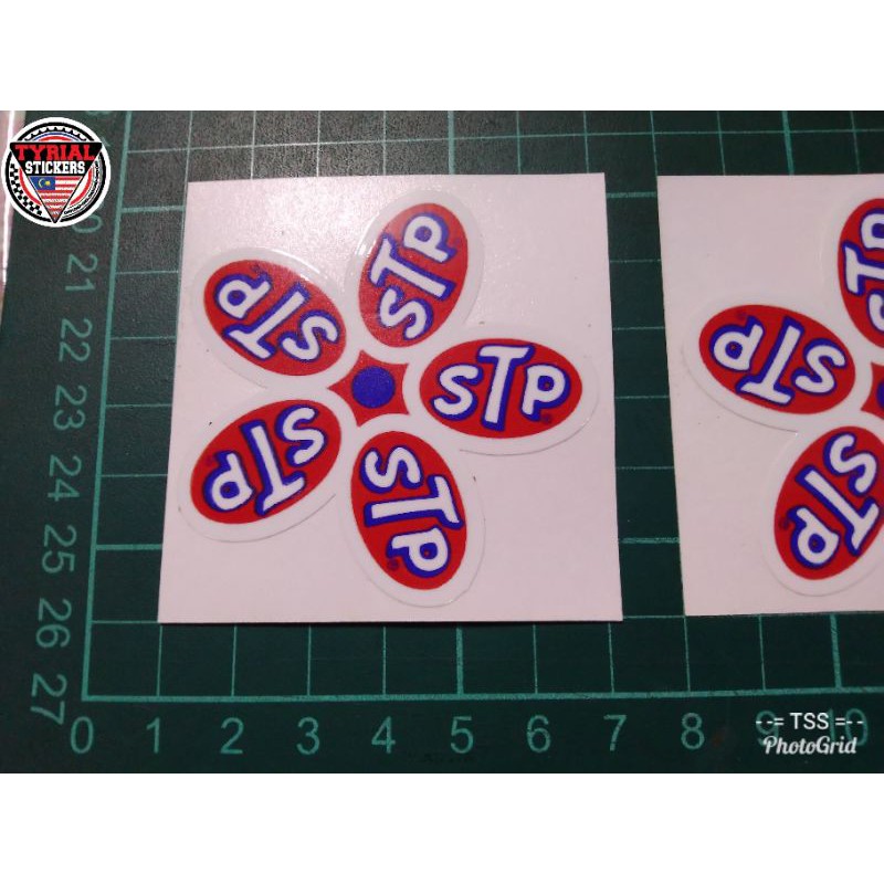 Stp PETTY STP花摩托車貼紙 | 蝦皮購物