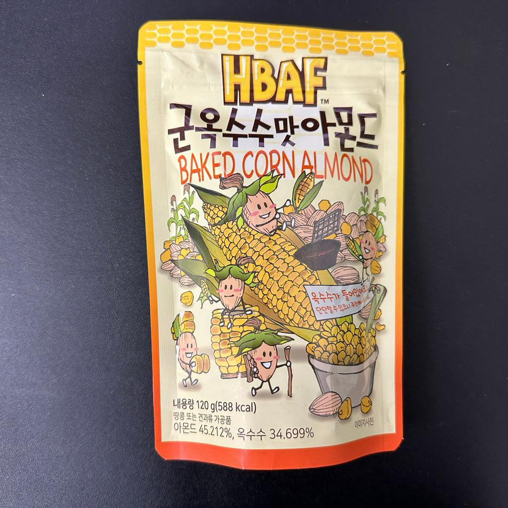 台灣現貨 HBAF 120g 單包 韓國杏仁 派對包/隨身包 多種口味! 杏仁果 Flavored Almond | 蝦皮購物