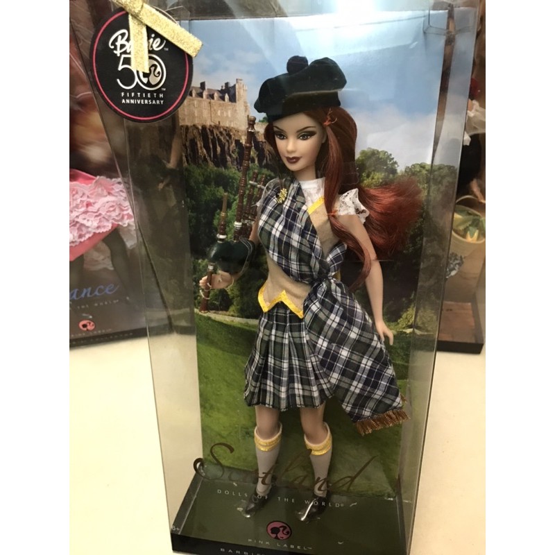 Barbie 】收藏型芭比—世界風情系列 蘇格蘭芭比 （Dolls of the World Scotland) | 蝦皮購物