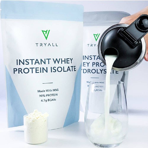 台灣Tryall｜無添加分離乳清蛋白(500g)_經典款(MSG) / 清爽款 | 蝦皮購物