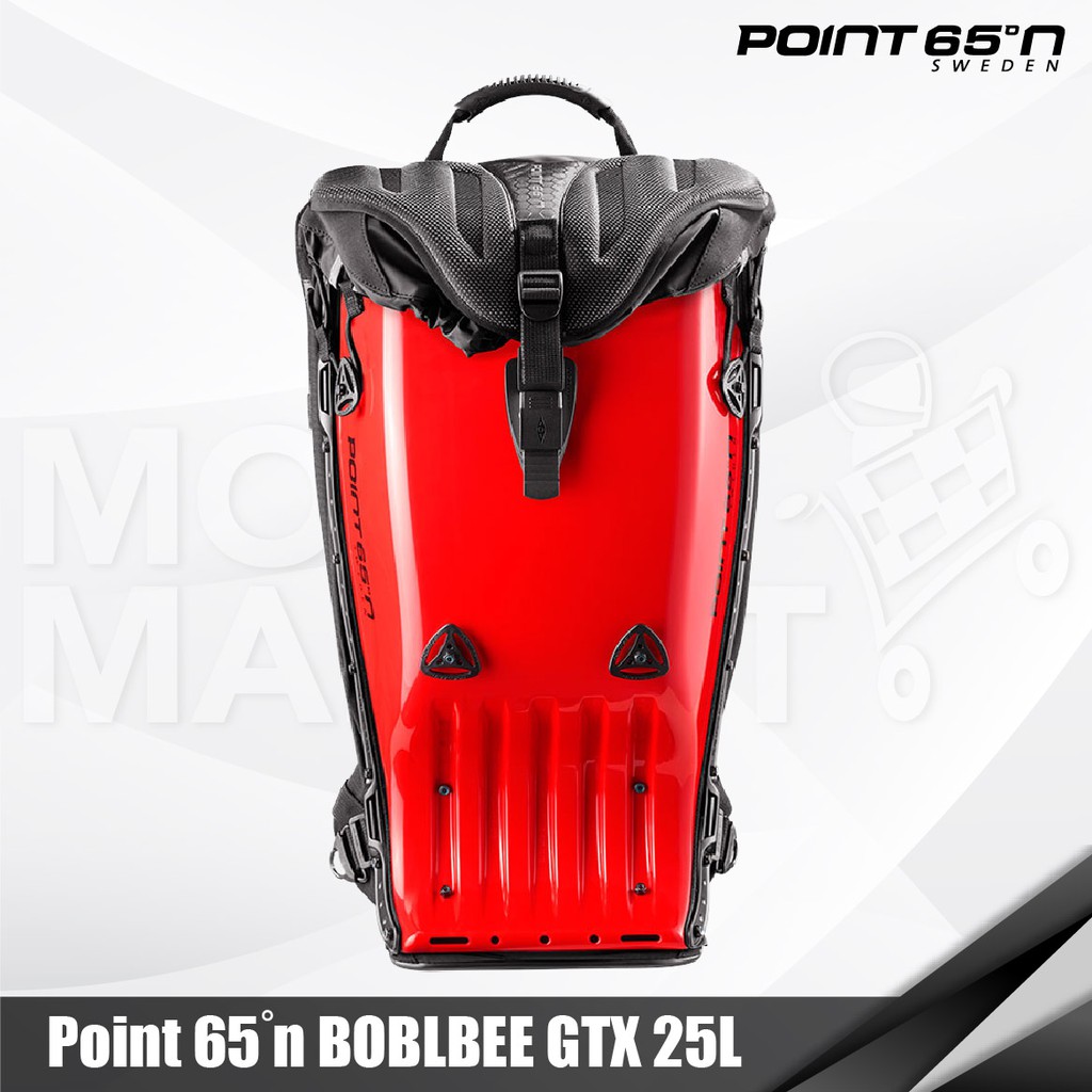 瑞典 POINT65°N BOBLBEE GTX 25L 亮面紅 硬殼騎士後背包 人體工學 CE認證 筆電包 | 蝦皮購物