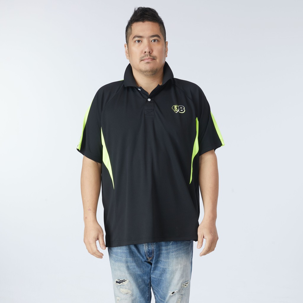 神德SIND/BearNation 男生大尺碼吸濕排汗POLO衫- 黑[B61666] | 蝦皮購物