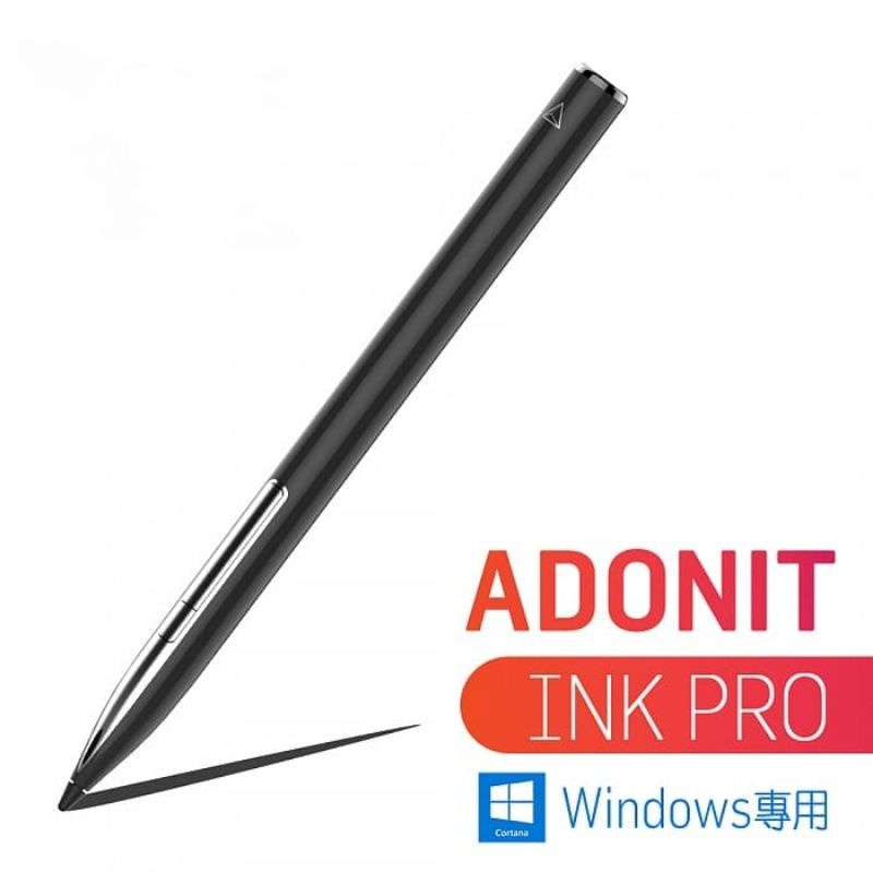 Adonit INK PRO 微軟 Surface PRO 系列專用感壓觸控筆 語音指令專業版 黑色 | 蝦皮購物