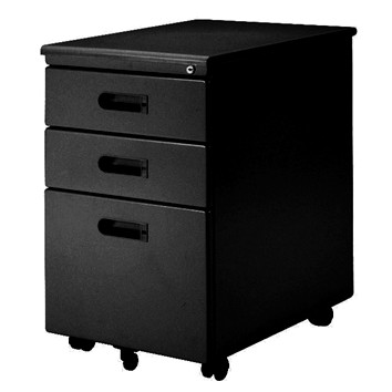 全新 活動櫃 (灰白色,黑色) OA桌 三抽 活動櫃 三層 活動櫃 | 蝦皮購物