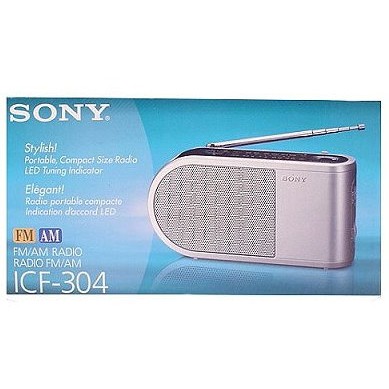 Sony索尼 ICF-304 二波段收音機/口袋型收音機 | 蝦皮購物