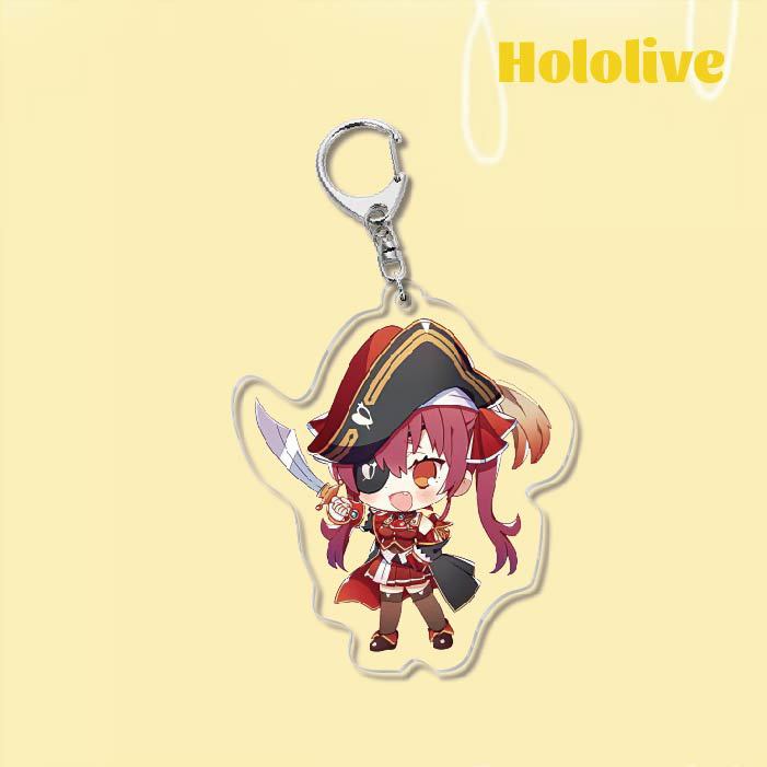 虛擬主播 hololive vtuber 4 吊飾 鑰匙扣 鑰匙圈 動漫鑰匙扣 吊飾 動漫 高清 透明 雙面 | 蝦皮購物