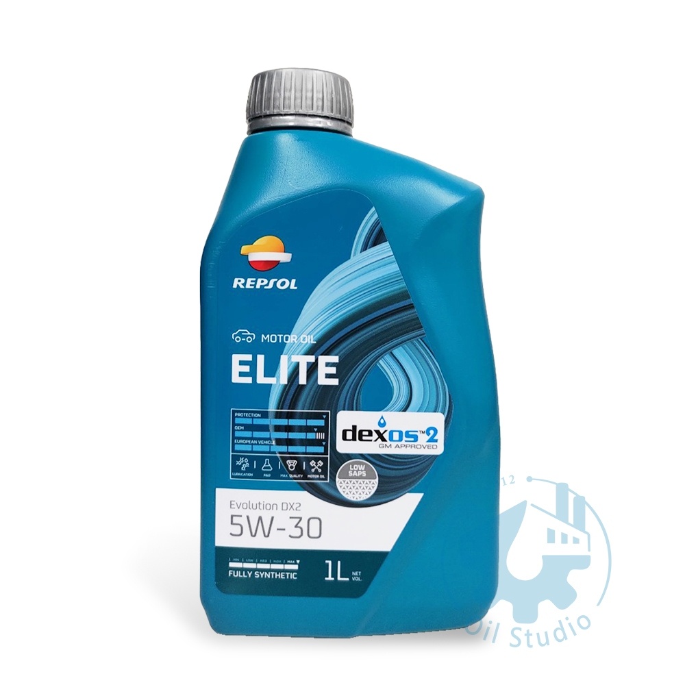 《油工坊》REPSOL ELITE EVOLUTION DX2 5W30 全合成機油 229.52 C3 DPF | 蝦皮購物