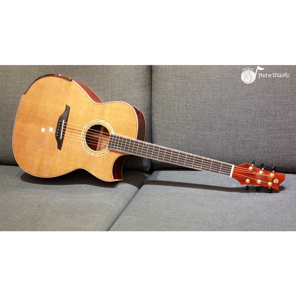 [純粹音樂社] Gomans F-S16C 紅松木面板 全單板手工木吉他(客製版) | 蝦皮購物