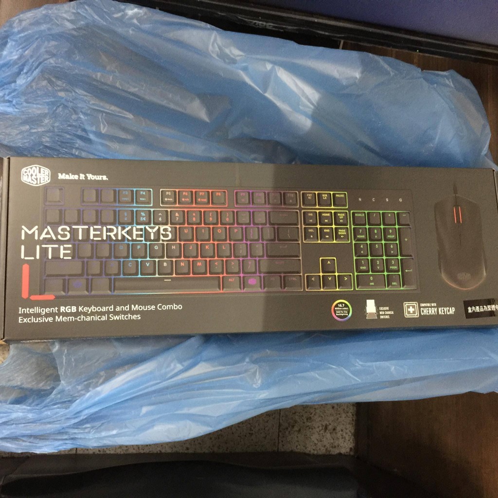 Cooler Master MasterKeys Lite L RGB 鍵鼠組 CMaster | 蝦皮購物