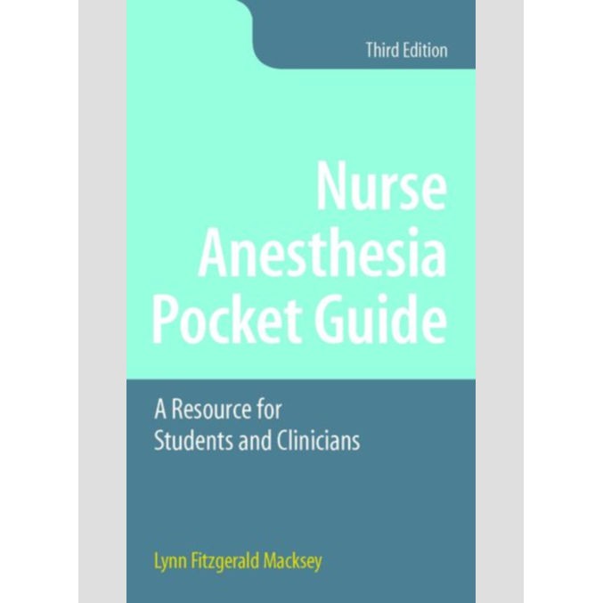 B3EY0038 Nurse Anesthesia Pocket Guide / 麻醉護理實用手冊 / 全新 | 蝦皮購物