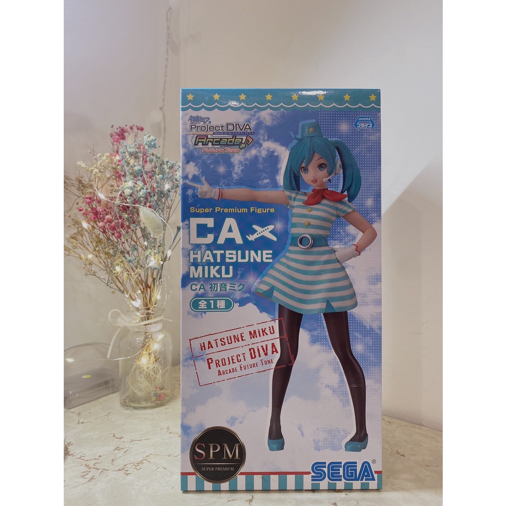 日版現貨 SEGA SPM 初音未來 航空 空姐 Project DIVA CA MIKU 公仔 景品 | 蝦皮購物