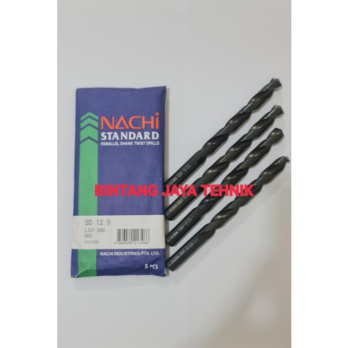 Nachi Hss Nachi 12Mm 鐵鑽頭 12Mm 鐵鑽頭 | 蝦皮購物