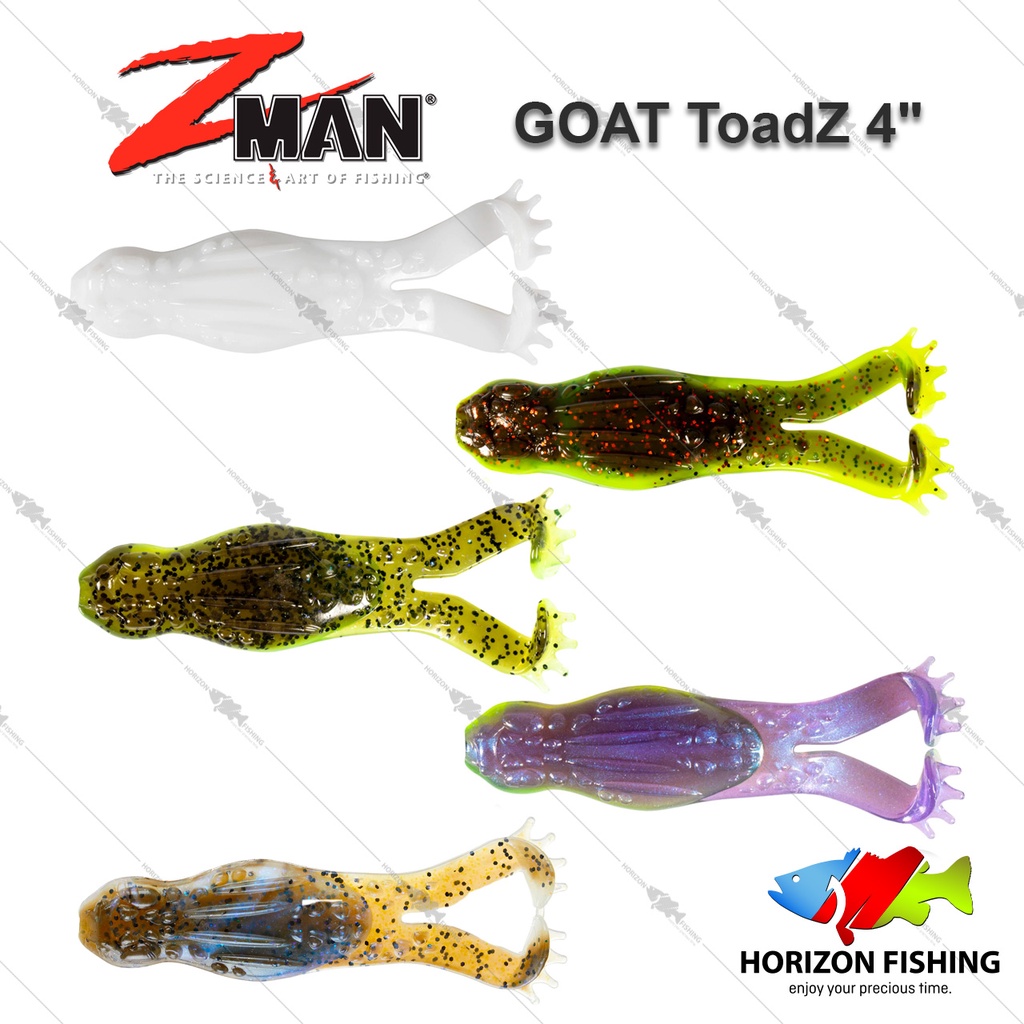 ZMAN 2022年 最新產品 Goat ToadZ 路亞餌 青蛙 蟾蜍 雷蛙 路亞 軟餌 軟蟲 鱸魚 打呆 打虎 | 蝦皮購物