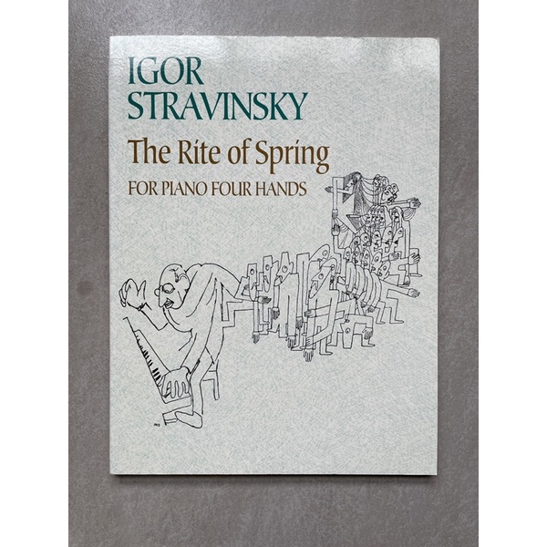 (原版譜/四手聯彈)Stravinsky The Rite of Spring for piano four hands | 蝦皮購物