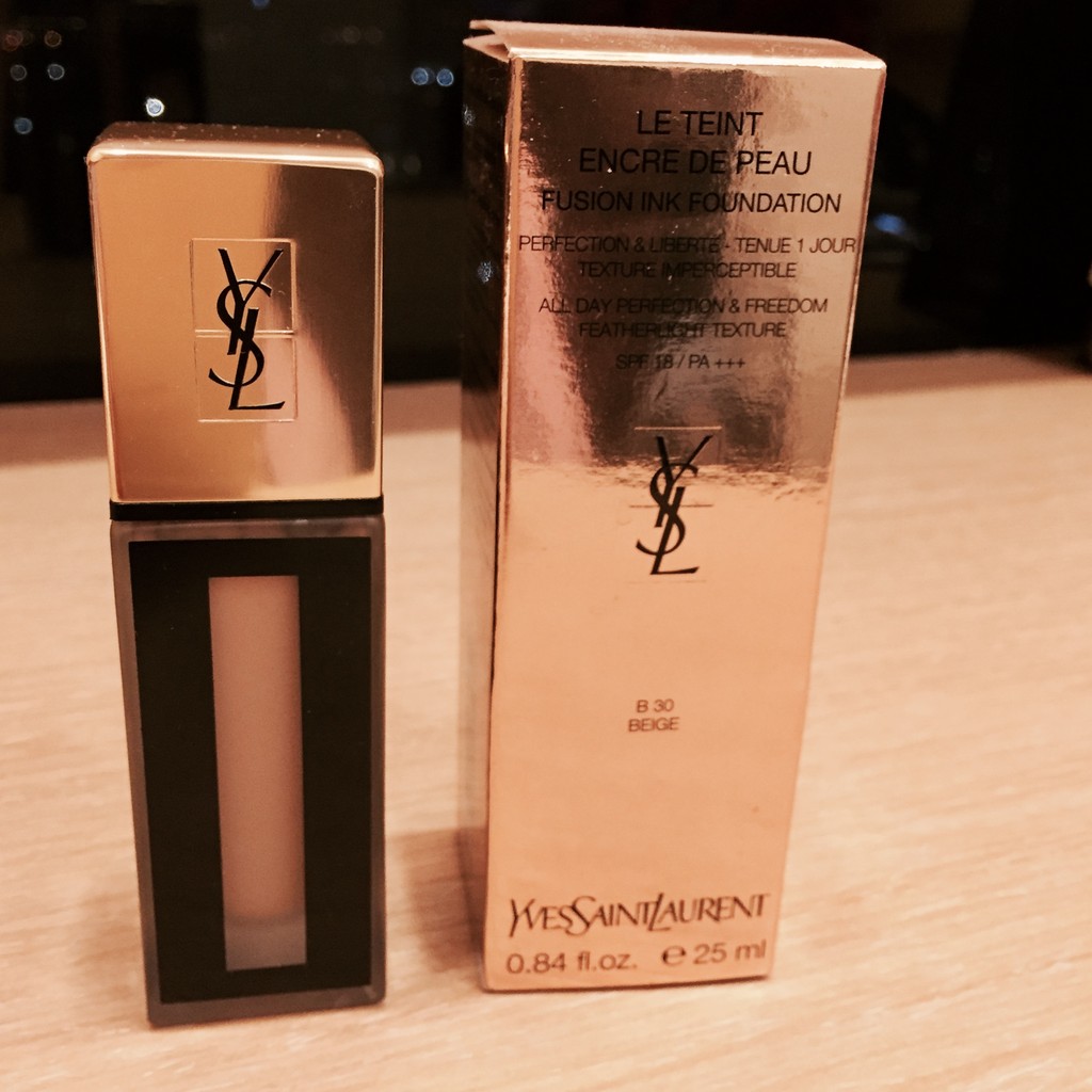 -annerex- YSL恆久完美輕粉底 B30 SPF18 PA+++ 9.9成新 超滑算購買可包郵 | 蝦皮購物