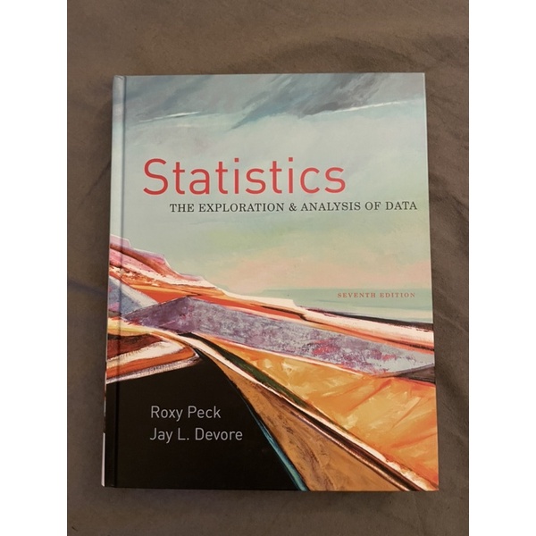 統計學 資料分析 Statistics The Exploration And Analysis Of Data7版 精裝本 蝦皮購物