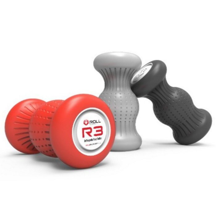 【神拳阿凱】Roll Recovery R3 足形放鬆滾桶 足底筋膜放鬆工具 鐵人三項 自行車 跑步 紅 黑 灰 | 蝦皮購物