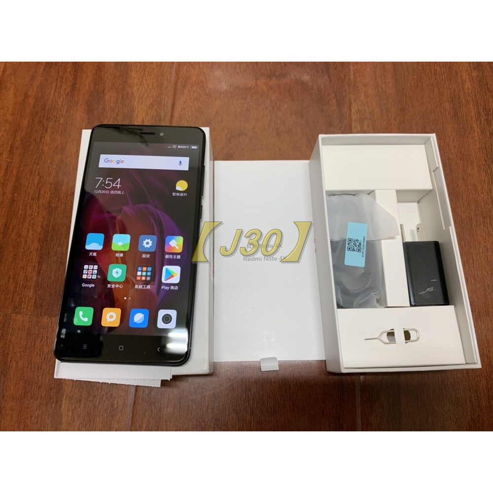 近全新 遠傳保固到2019年 黑色 小米 紅米Note4x 3G 32G 32GB 4G雙卡 可舊機折抵 | 蝦皮購物