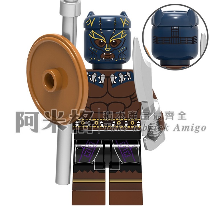阿米格Amigo│X0191* 黑豹 姆巴庫 舒莉 黑豹妹妹 瓦卡比 超級英雄 電影 第三方人偶 | 蝦皮購物