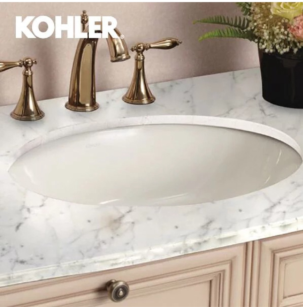 誠寶衛廚 科勒KOHLER K-99184T-0 CHALICE 橢圓下崁盆 (白) | 蝦皮購物