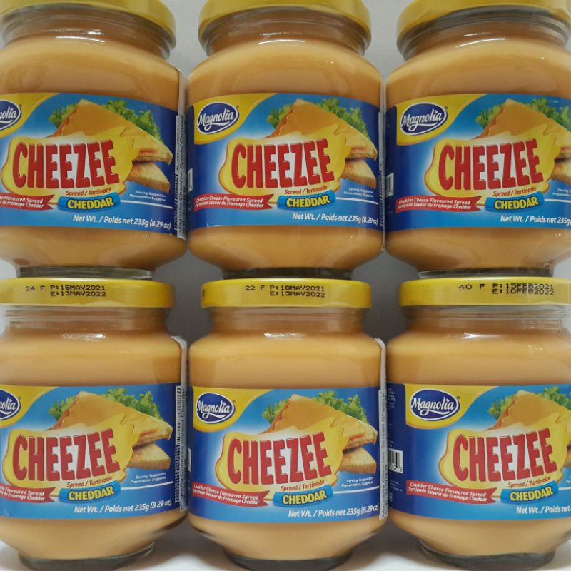 MAGNOLIA CHEEZEE SPREAD 芝士醬 235g 菲律賓 起司醬 CHEDDAR PIMIENTO 抹醬 | 蝦皮購物