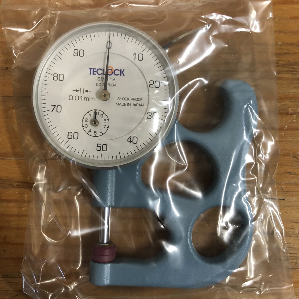 『同聖五金』手提式厚度計 厚薄規 測厚儀 日製 TECLOCK SM-112 | 蝦皮購物