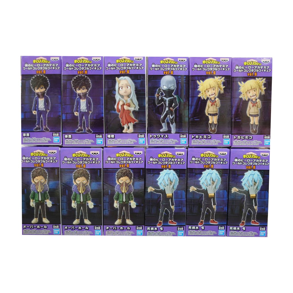BANPRESTO 現貨 一中盒 (12入) 代理版 我的英雄學院 WCF Vol.6 世界收藏【哈玩具】 | 蝦皮購物