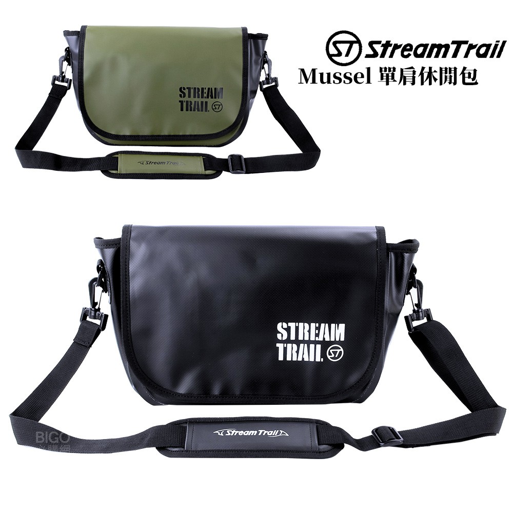 《日本》 Stream Trail - 單肩休閒包 Mussel 側背包 背包 手提包 背帶 分隔內袋 外出包 背包 | 蝦皮購物