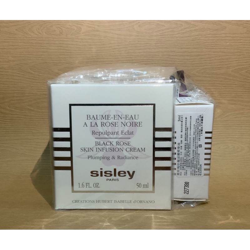 Sisley 希思黎 黑玫瑰彈潤水凝霜 50ml 附贈小樣 聚水賦活精華 4ml ＋熱帶奇幻香體乳 15ml | 蝦皮購物
