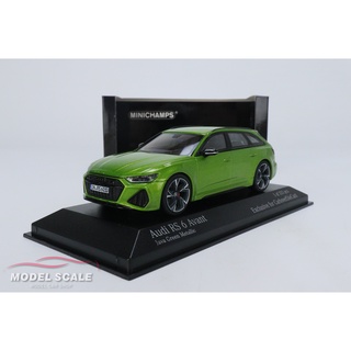 【模例】Minichamps 中國獨家版 1/43 Audi RS6 Avant (C8) 綠色(Java Green) | 蝦皮購物