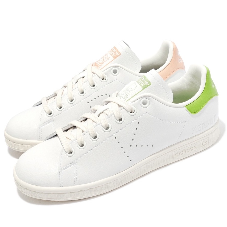 Adidas MISS PIGGY & KERMIT X STAN SMITH 男鞋 休閒鞋 粉綠白 GZ5996 | 蝦皮購物