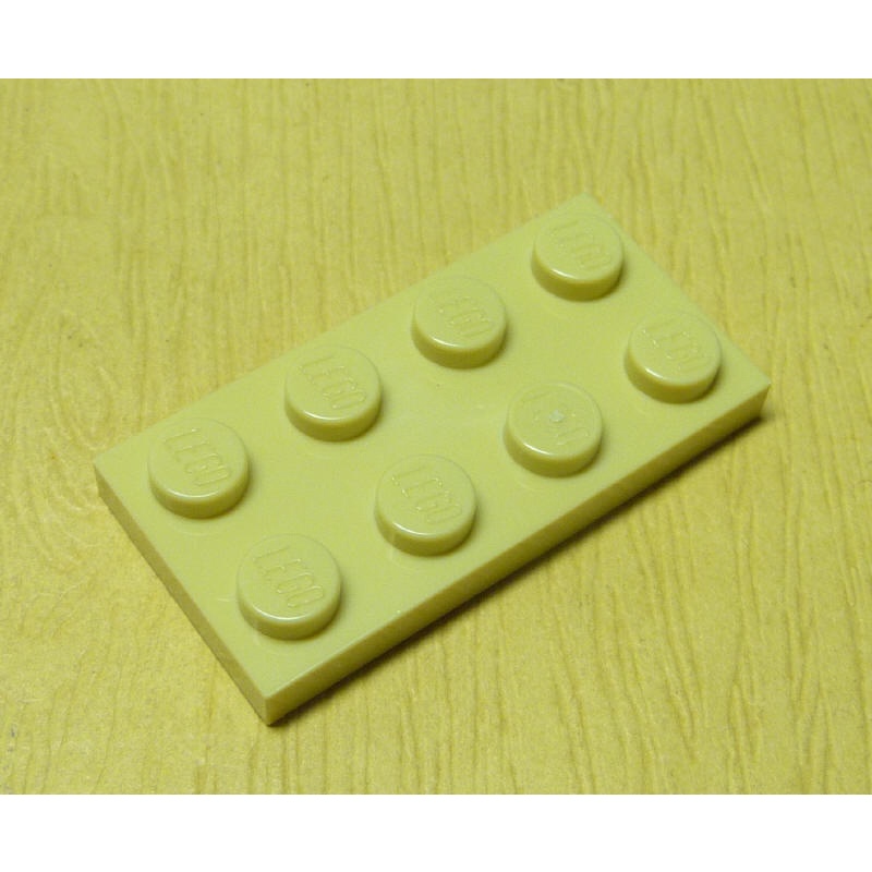 【小荳樂高】LEGO 米色/沙色 2x4 薄板/薄片 Tan Plate 3020 4114309 | 蝦皮購物