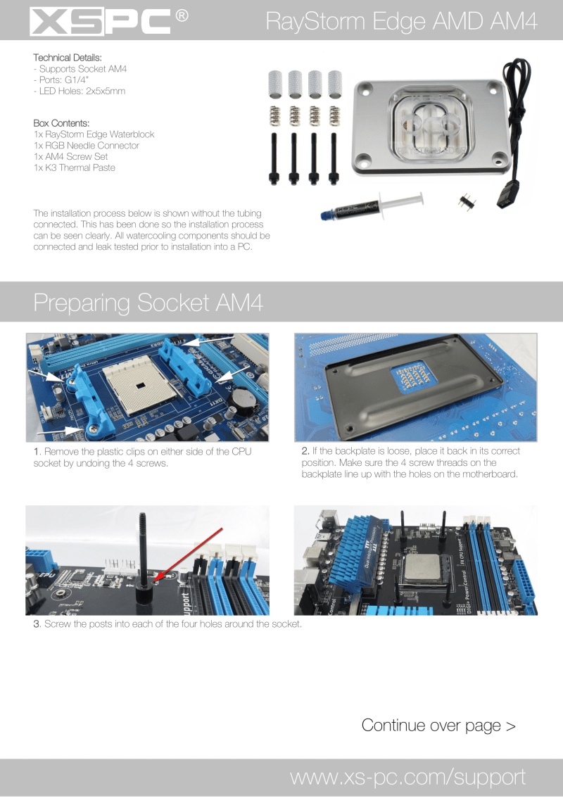 XSPC AMD雷暴邊鋒-黑 RayStorm EDGE aRGB CPU Waterblock | 蝦皮購物