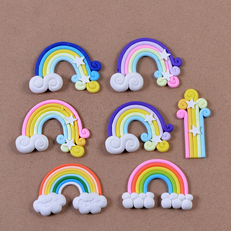 軟粘土彩虹微型景觀配件 | 蝦皮購物