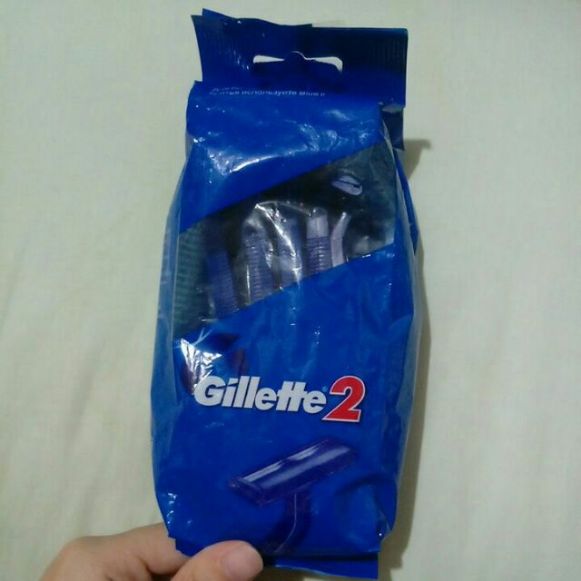 吉列刮鬍刀 10支入 Gillette2 刮鬍刀 拋棄式刮鬍刀 | 蝦皮購物