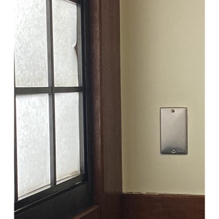 美國 COOPER 93151 (無孔插座&裝飾用)(同HUBBELL SS13) 材質304SS 盲蓋白鐵蓋板＆面板 | 蝦皮購物