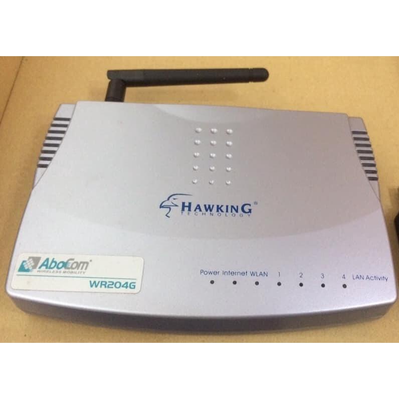 ABOCOM WR204G HAWKING 友旺科技 802.11g 無線寬頻路由器 友旺寬頻家族 wi-fi 中文設定 | 蝦皮購物