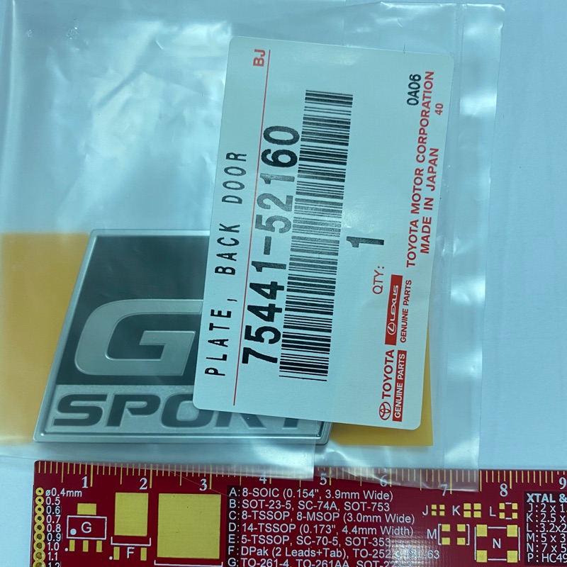 @第八號當舖@TOYOTA GR SPORT 正廠 車標 尾門 | 蝦皮購物