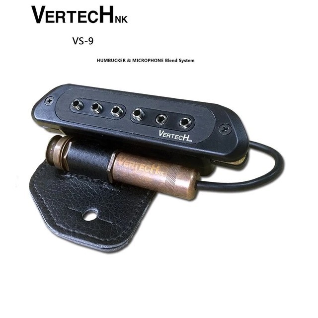 VERTECH VS-9 木吉他 拾音器 民謠吉他 被動式 免裝電池 無雜訊 雙線圈 可收打板 VS-9P 貼片 雙系統 | 蝦皮購物