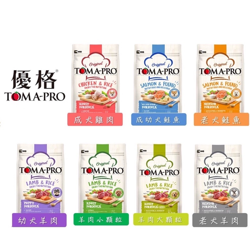 TOMA-PRO 優格 經典食譜犬糧 狗飼料 大包裝 7kg/13.6kg | 蝦皮購物
