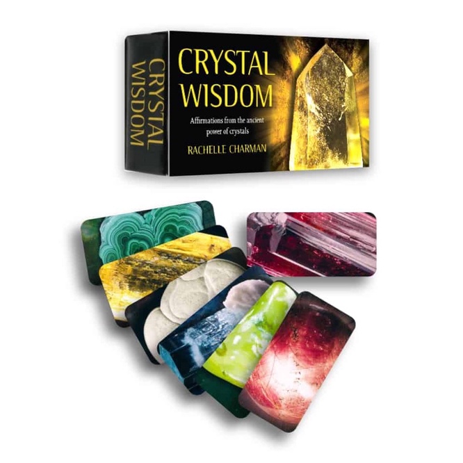 水晶智慧_珠玉集｜Crystal Wisdom Inspiration Cards｜40張 贈中文翻譯 | 蝦皮購物