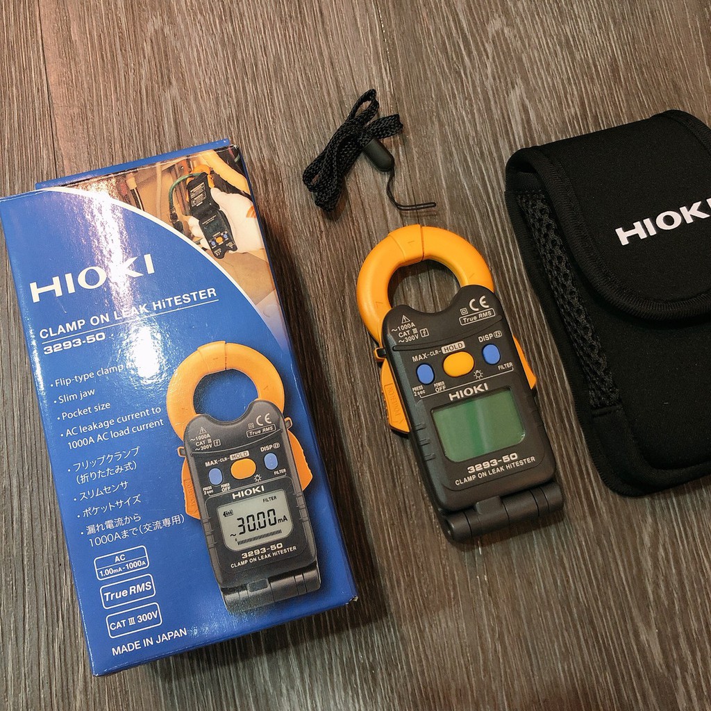 【全電行】高雄HIOKI專賣│HIOKI 3293-50 折疊式洩漏電流勾表 日本製 | 蝦皮購物