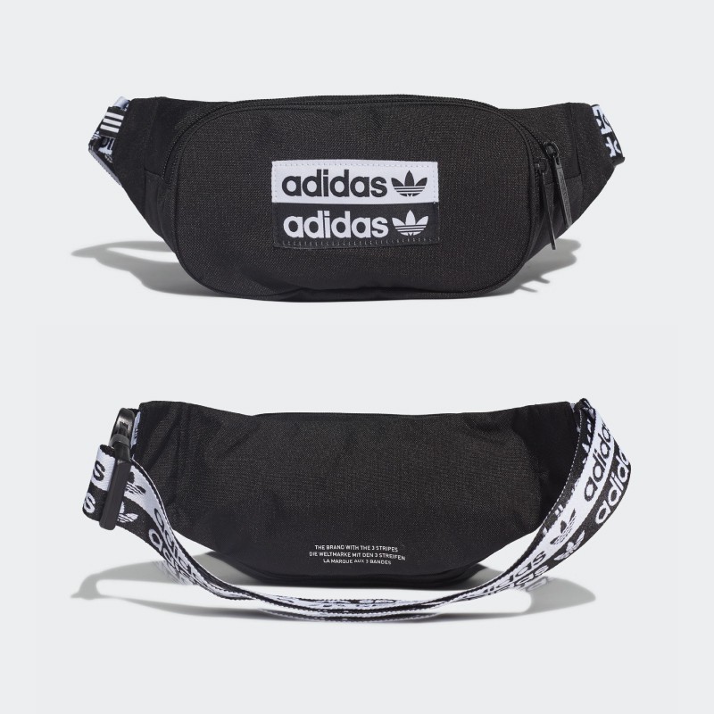 【吉喆】現貨 adidas R.Y.V. 三葉草 雙排標誌 運動 休閒 斜背包 腰包 EJ0974 | 蝦皮購物
