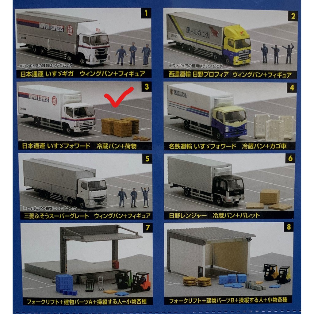 TOMYTEC GJ！工作車輛百景 001 物流站現場 N規 現貨 | 蝦皮購物
