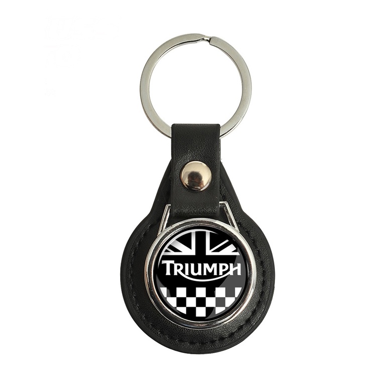Triumph 凱旋鑰匙扣 鑰匙圈 金屬皮革 Trident 660 Triple 765 1200 Tiger 800 | 蝦皮購物