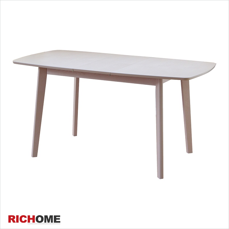 RICHOME 120-150CM可延伸餐桌 餐桌 延伸餐桌 實木桌腳 六人餐桌 TA405 | 蝦皮購物