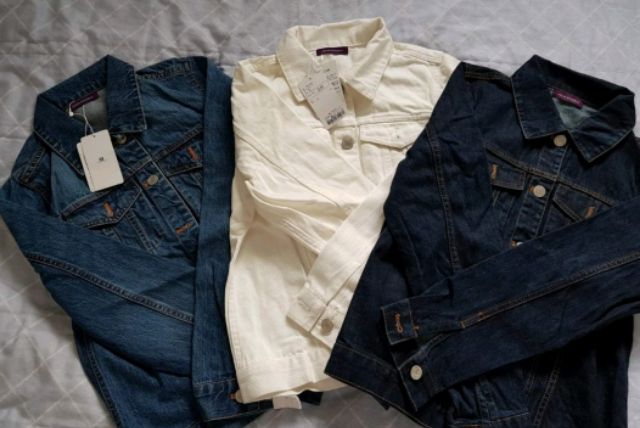 日本經典款牛仔外套 深藍 淺藍 白色 合身版 UR URBAN JS (現貨) | 蝦皮購物