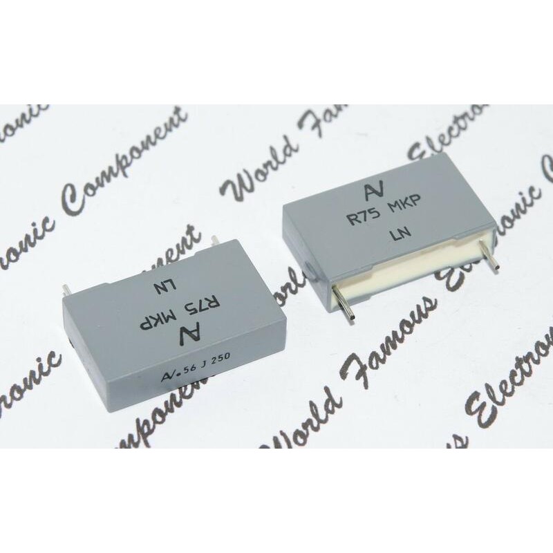 1個- 義大利ARCOTRONICS 0.56uF 250V 5% R75 MKP 腳距:22.5mm 立式 金屬膜電容 | 蝦皮購物