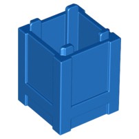 樂高 Lego 藍色 箱子 鐵桶 鐵箱 盒子 Blue Container Box 2x2x2 61780 BM | 蝦皮購物
