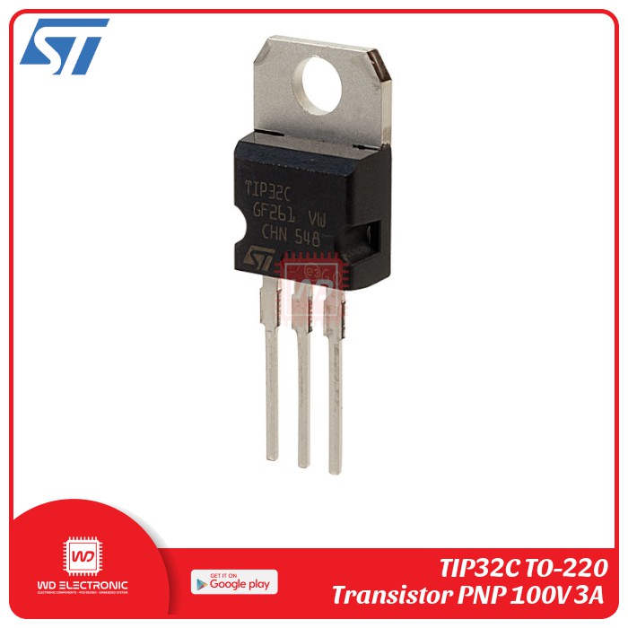 TIP32C TO-220 ST 晶體管 PNP 100V 3A TIP32 | 蝦皮購物